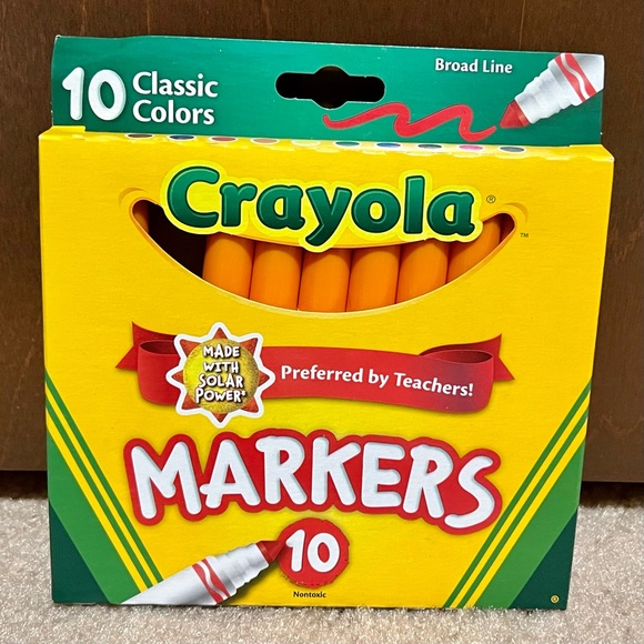 Crayola | Office | Single Color Pack Crayola Markers Orange | Poshmark